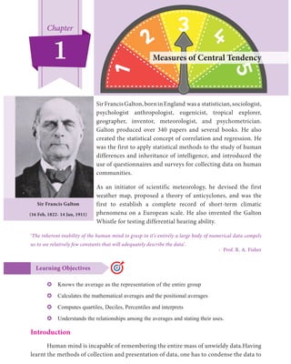 Unit 1 - Mean Median Mode - 18MAB303T - PPT - Part 1.pdf | Science
