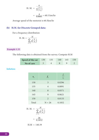 Unit 1 - Mean Median Mode - 18MAB303T - PPT - Part 1.pdf | Science