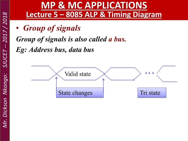 Unit 1 8085 Timing diagram - lecture 5b