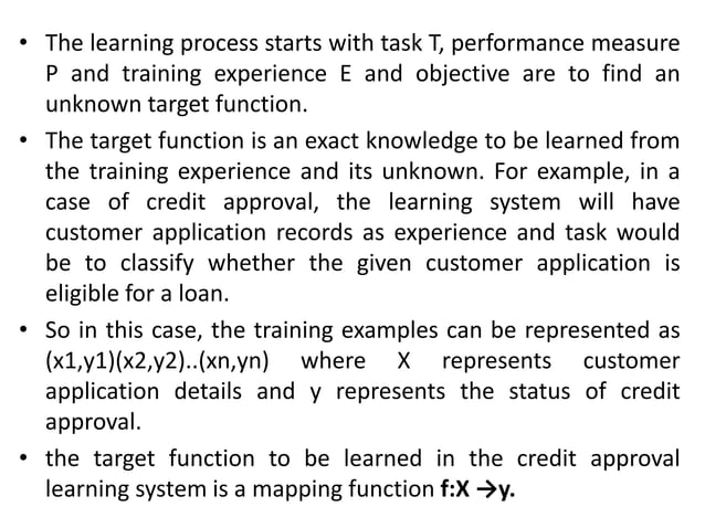 Unit 1 Ml Introduction To Machine Learningpptx Computing Technology And Computing