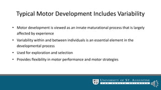 Unit 1 Motor Development | PDF