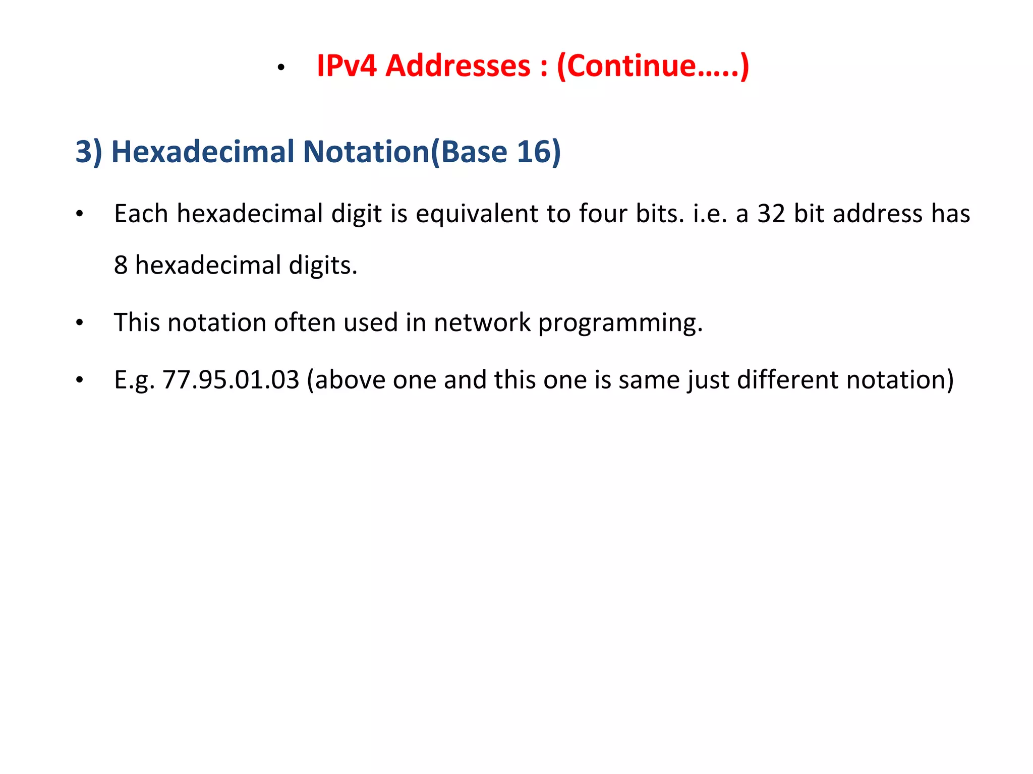 Unit 1- Network Layer and Protocols-4.pptx | Computer Networking | Computing