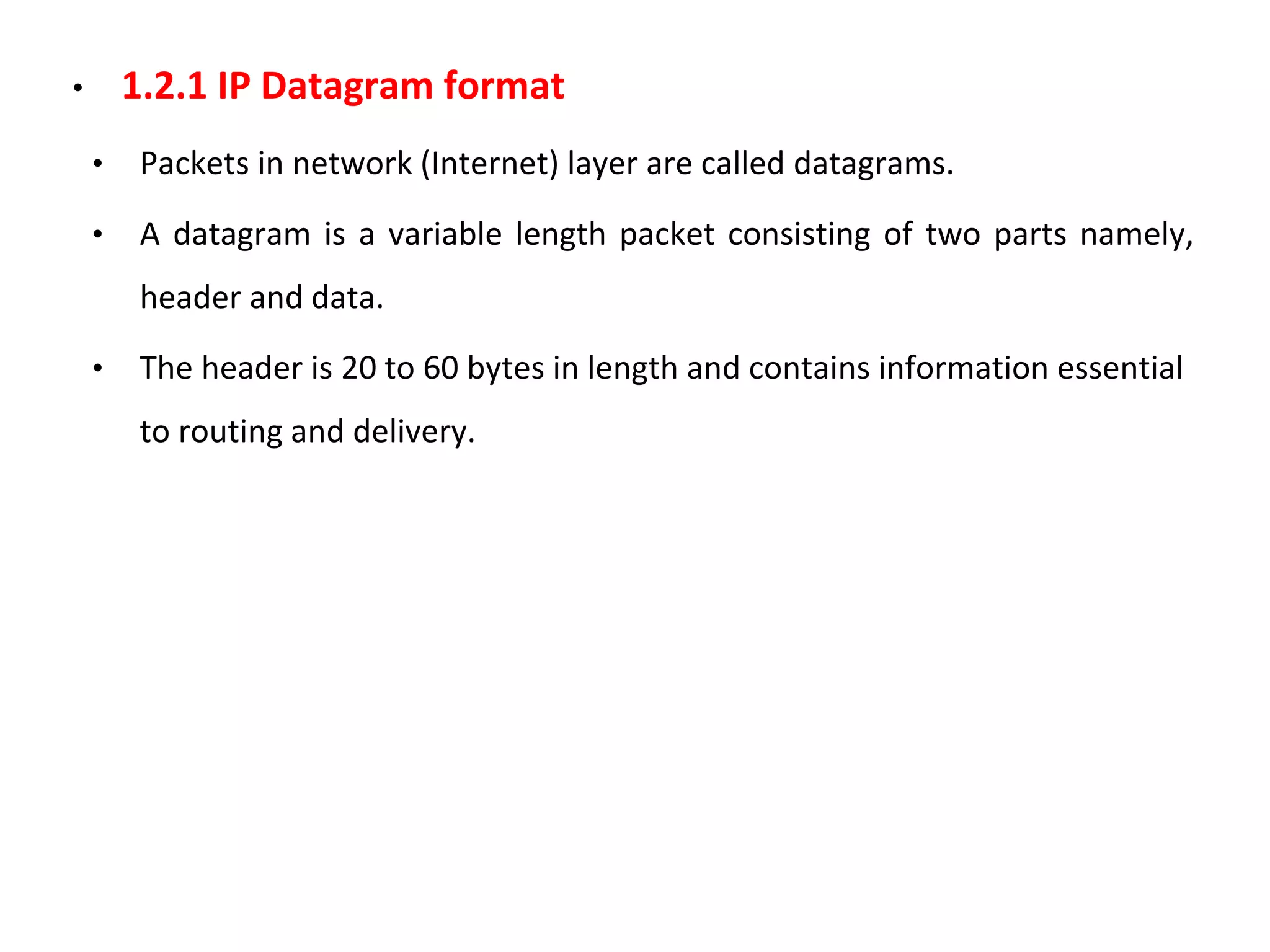Unit 1- Network Layer and Protocols-4.pptx | Computer Networking | Computing