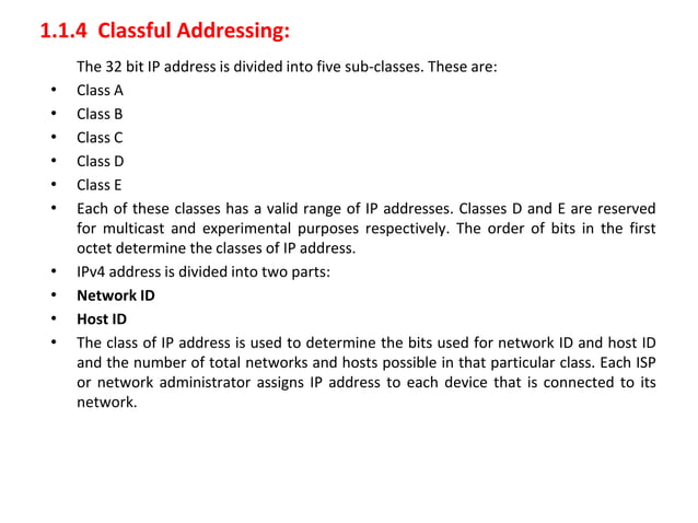 Unit 1- Network Layer and Protocols-4.pptx | Computer Networking | Computing