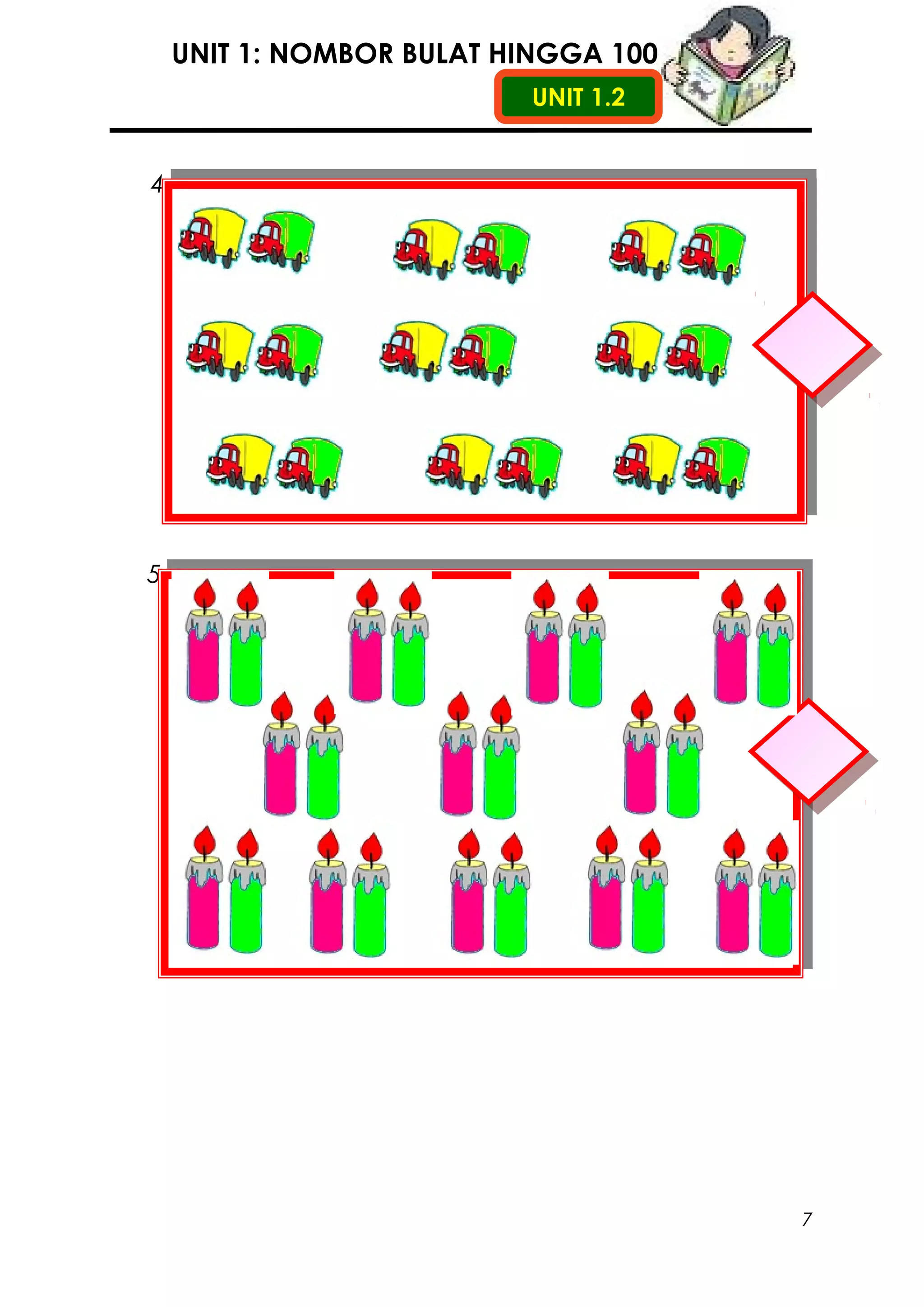 Unit 1 nombor bulat hingga 100 | DOC