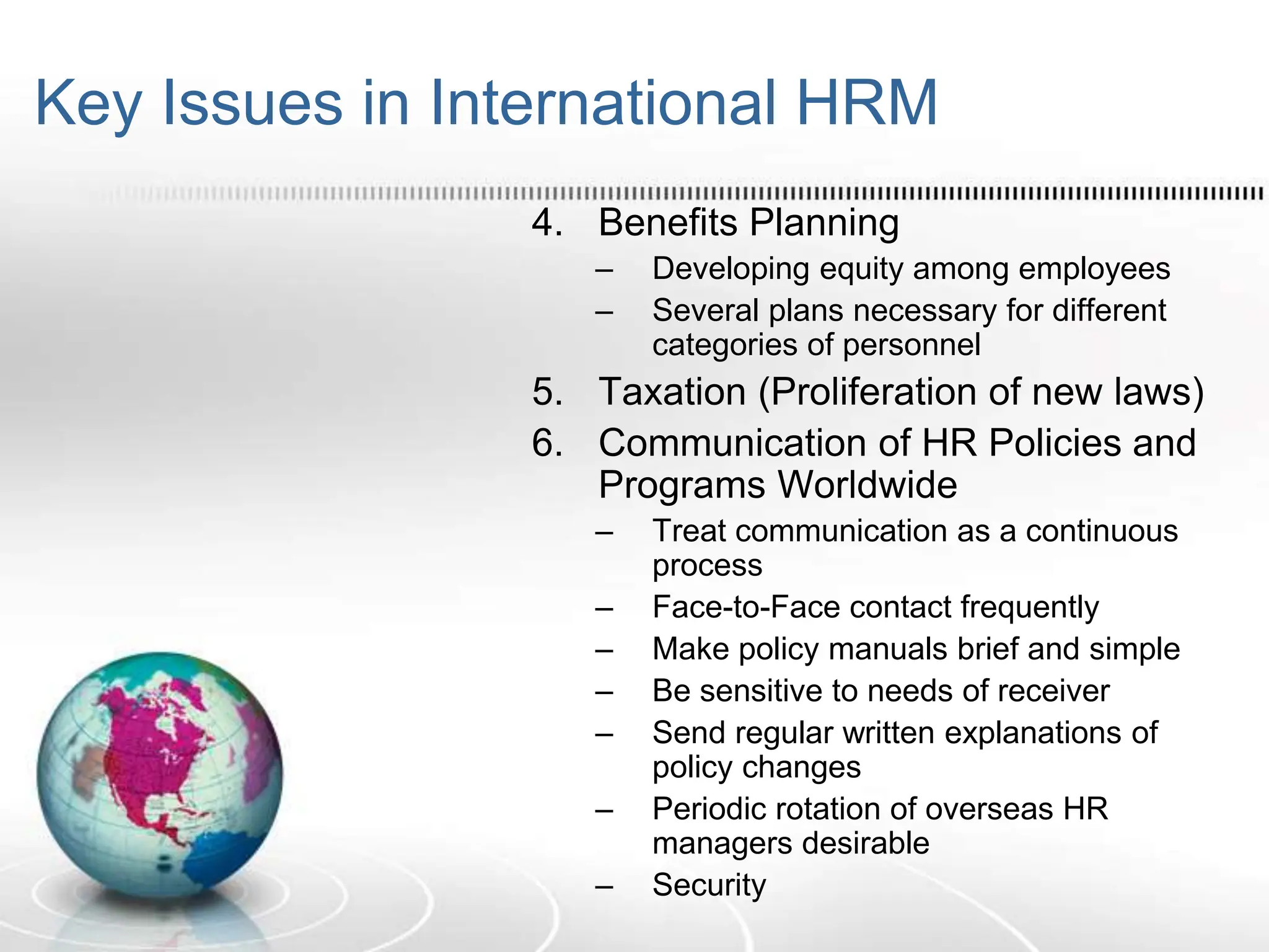 Unit 1 - Objectives of IHRM and qualities of ihrm manager.ppt