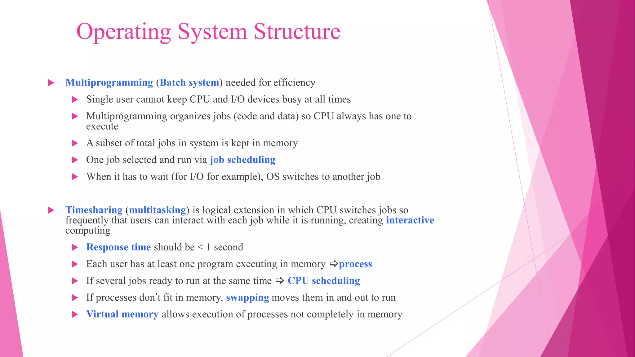 Unit 1 Operating Systems Overview Pptx Operating Systems Computer