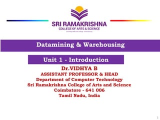 Datamining - Introduction - Knowledge Discovery in Databases | PPT