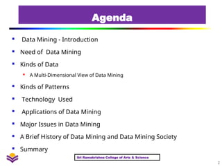Datamining - Introduction - Knowledge Discovery in Databases | PPT