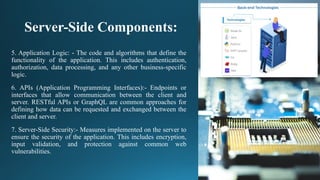 Introduction to Web Technology , protocols, Server side and Client Side ...