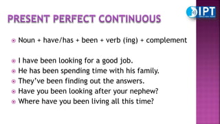 Unit 2 perfect tenses | PPTX