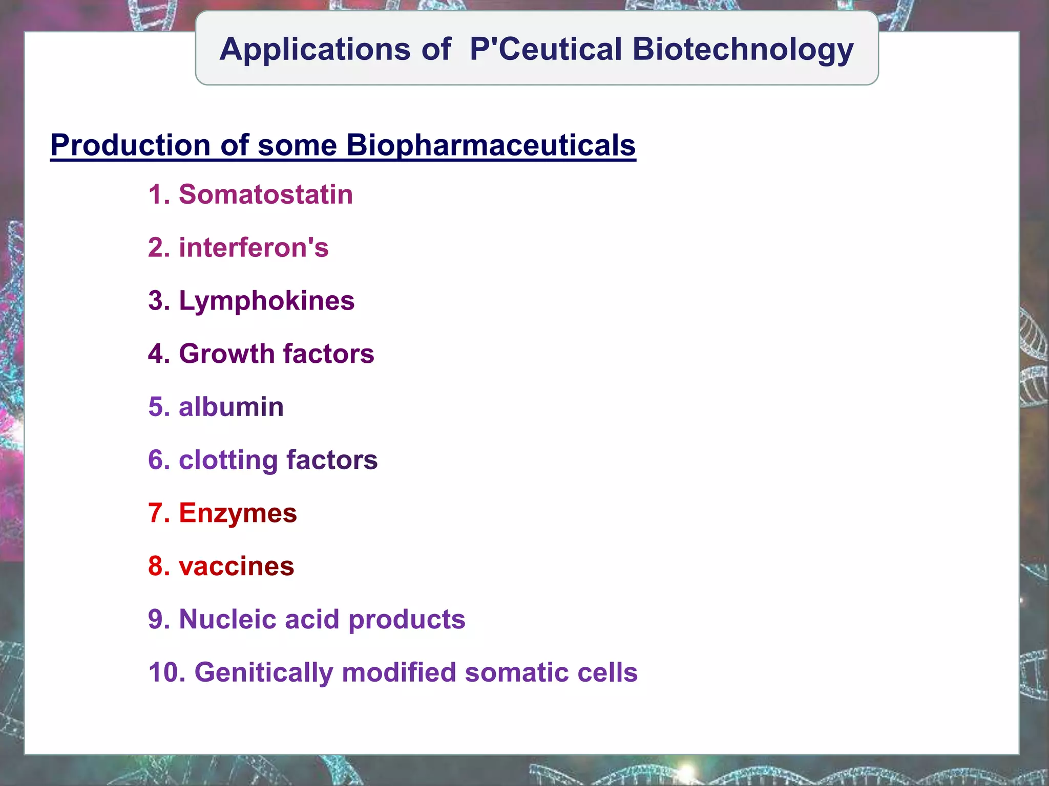 Pharmaceutical Biotechnology | PPTX