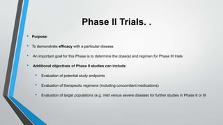 Phases of Clinical Trials. Clinical Research Regulation | PPTX
