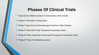 Phases of Clinical Trials. Clinical Research Regulation | PPTX