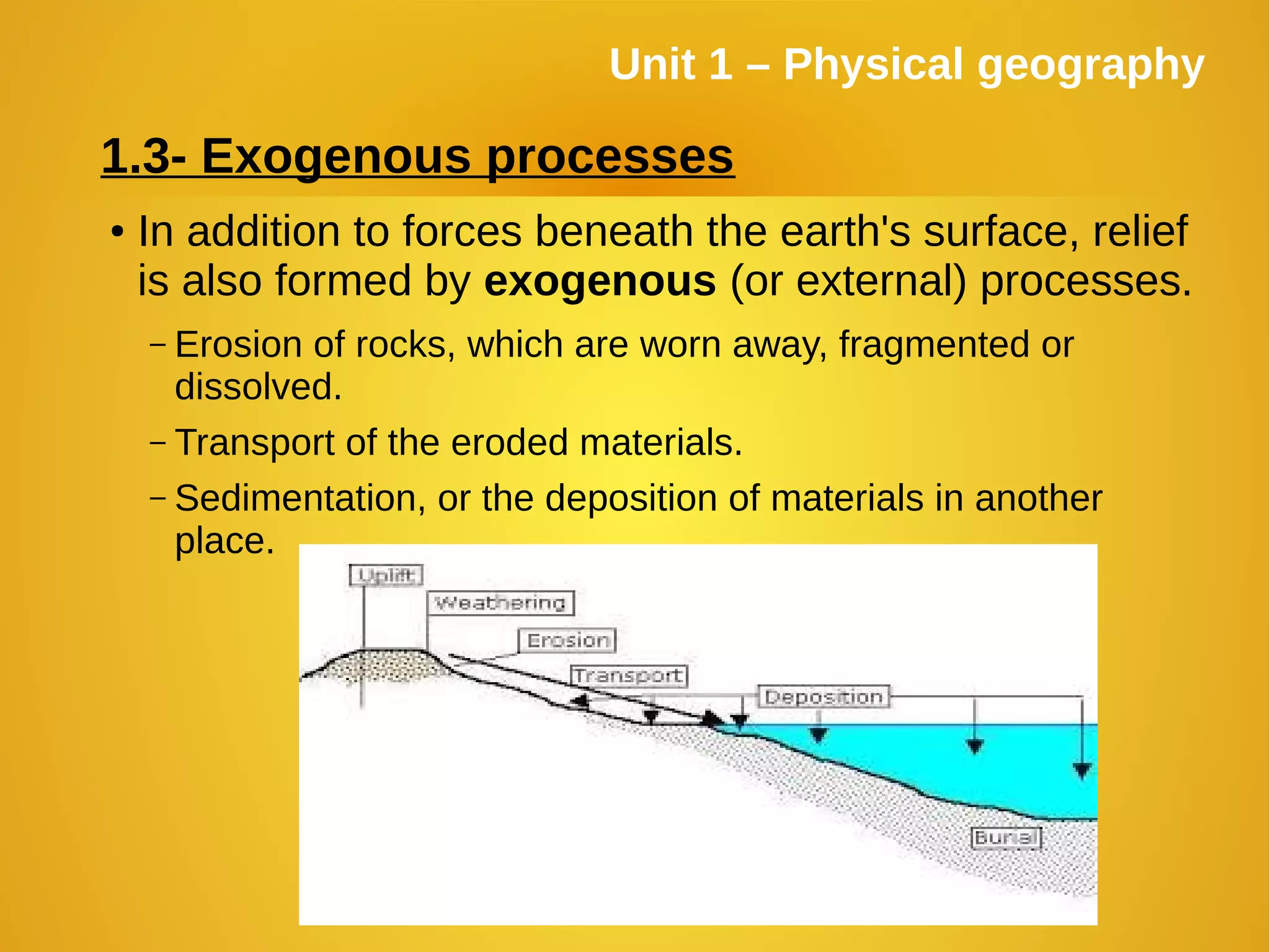 Unit 1 physical geography | PPT