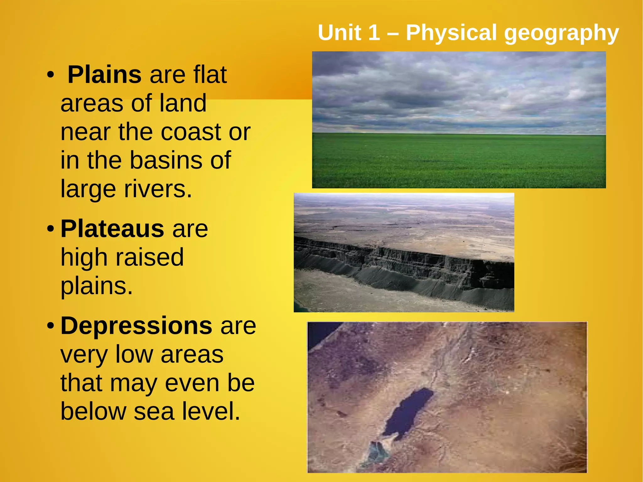 Unit 1 physical geography | PPT
