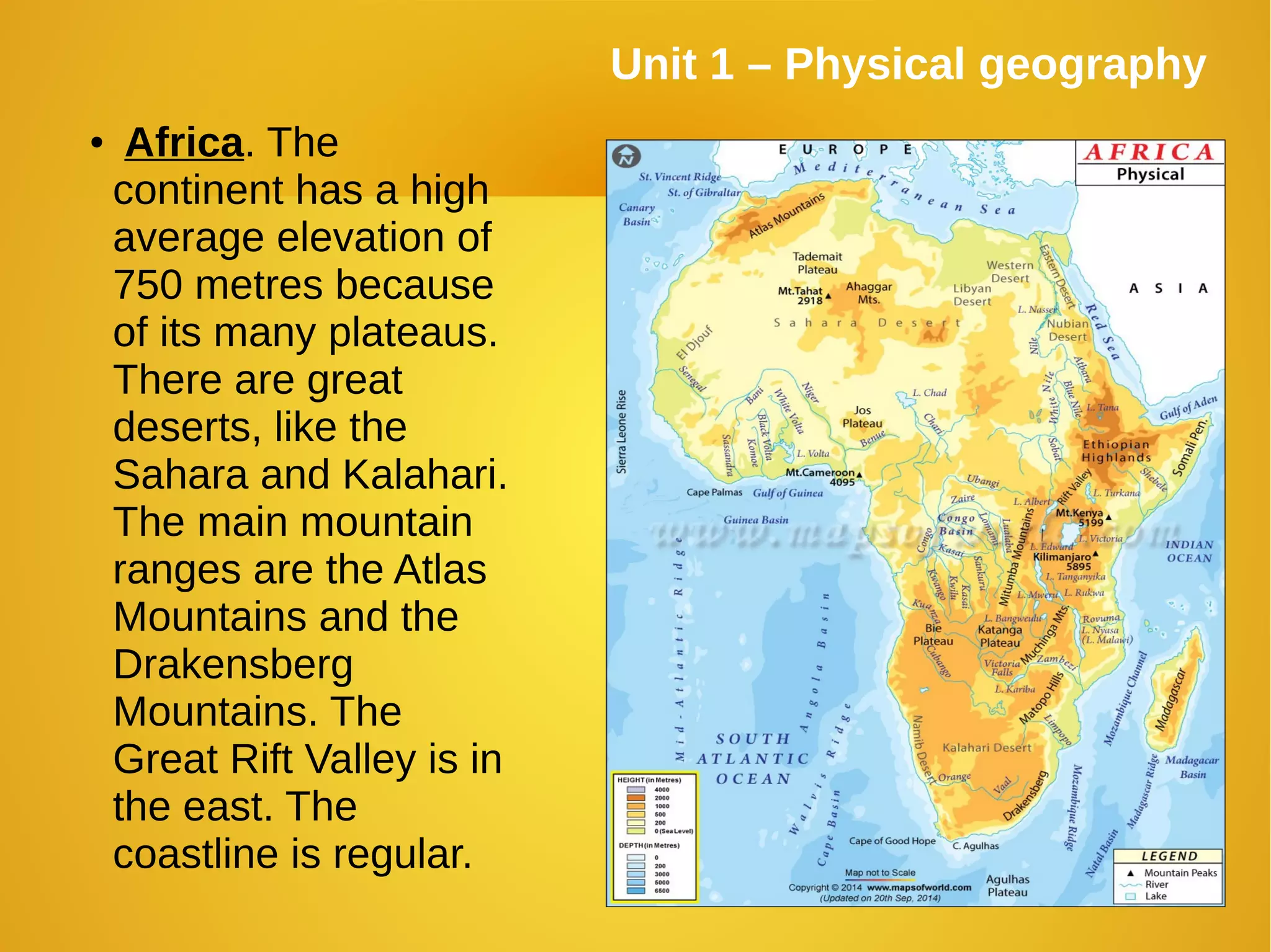 Unit 1 physical geography | PPT