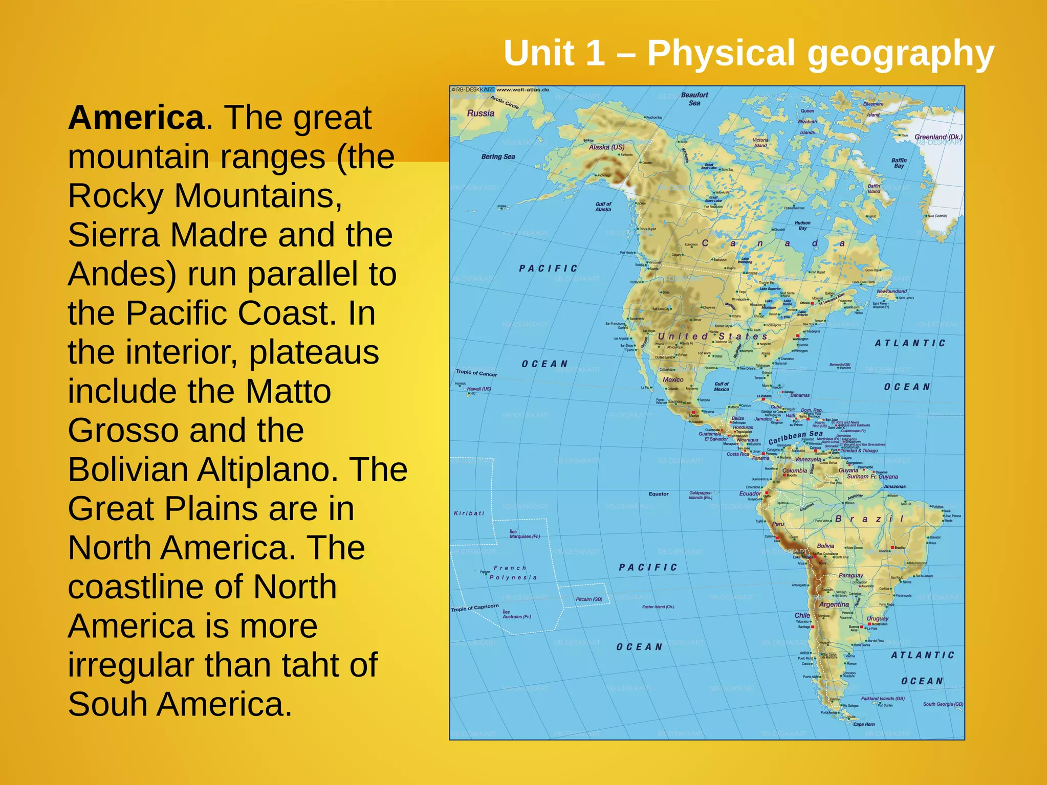 Unit 1 physical geography | PPT