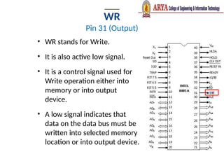 microprocessor and interfaces ppt of pin diagram | PPT
