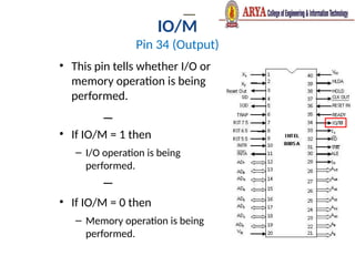 microprocessor and interfaces ppt of pin diagram | PPT