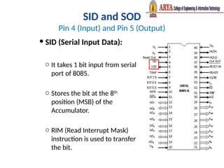 microprocessor and interfaces ppt of pin diagram | PPT