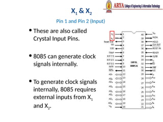 microprocessor and interfaces ppt of pin diagram | PPT