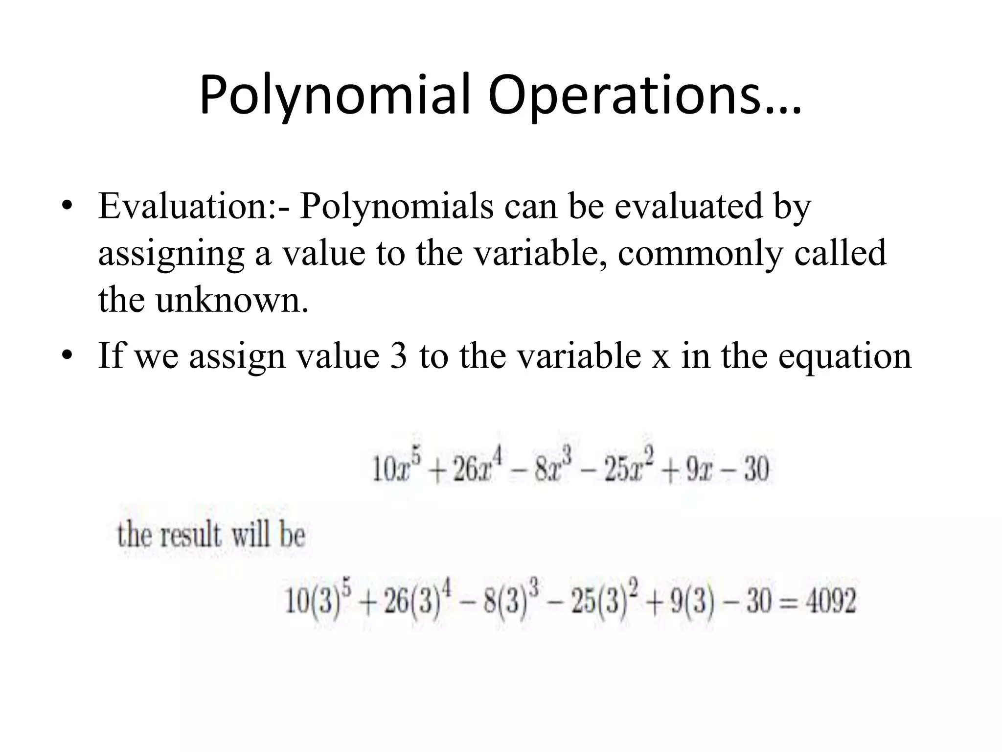 Unit 1 Polynomial Manipulation Pptx Programming Languages Computing
