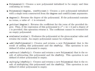 Unit 1 polynomial manipulation | PPTX