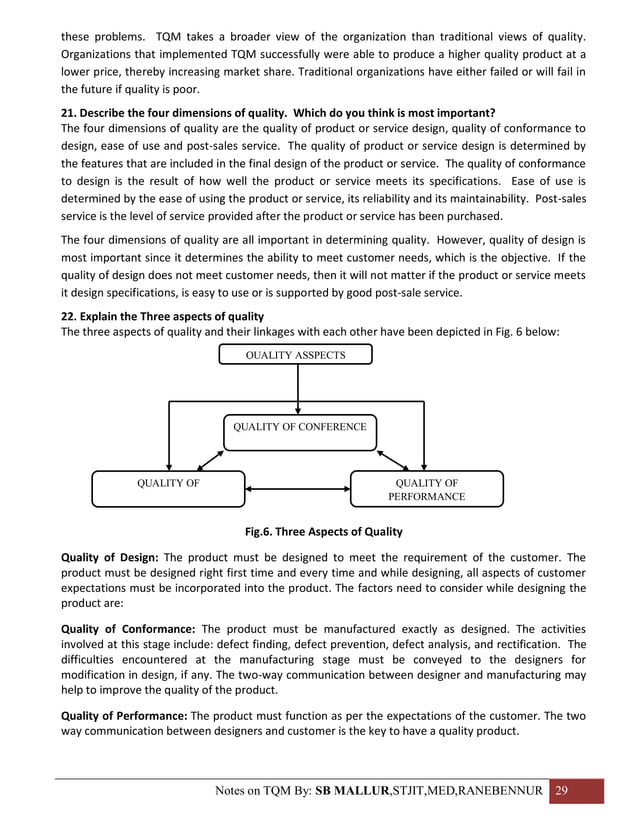 Unit 1. quality, total quality, tqm | PDF | Business | Business and Finance