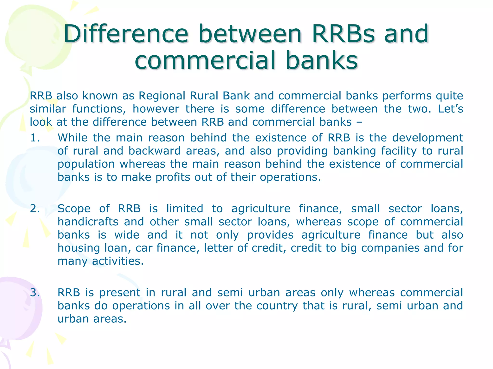 Unit 1 regional rural banks | PPT