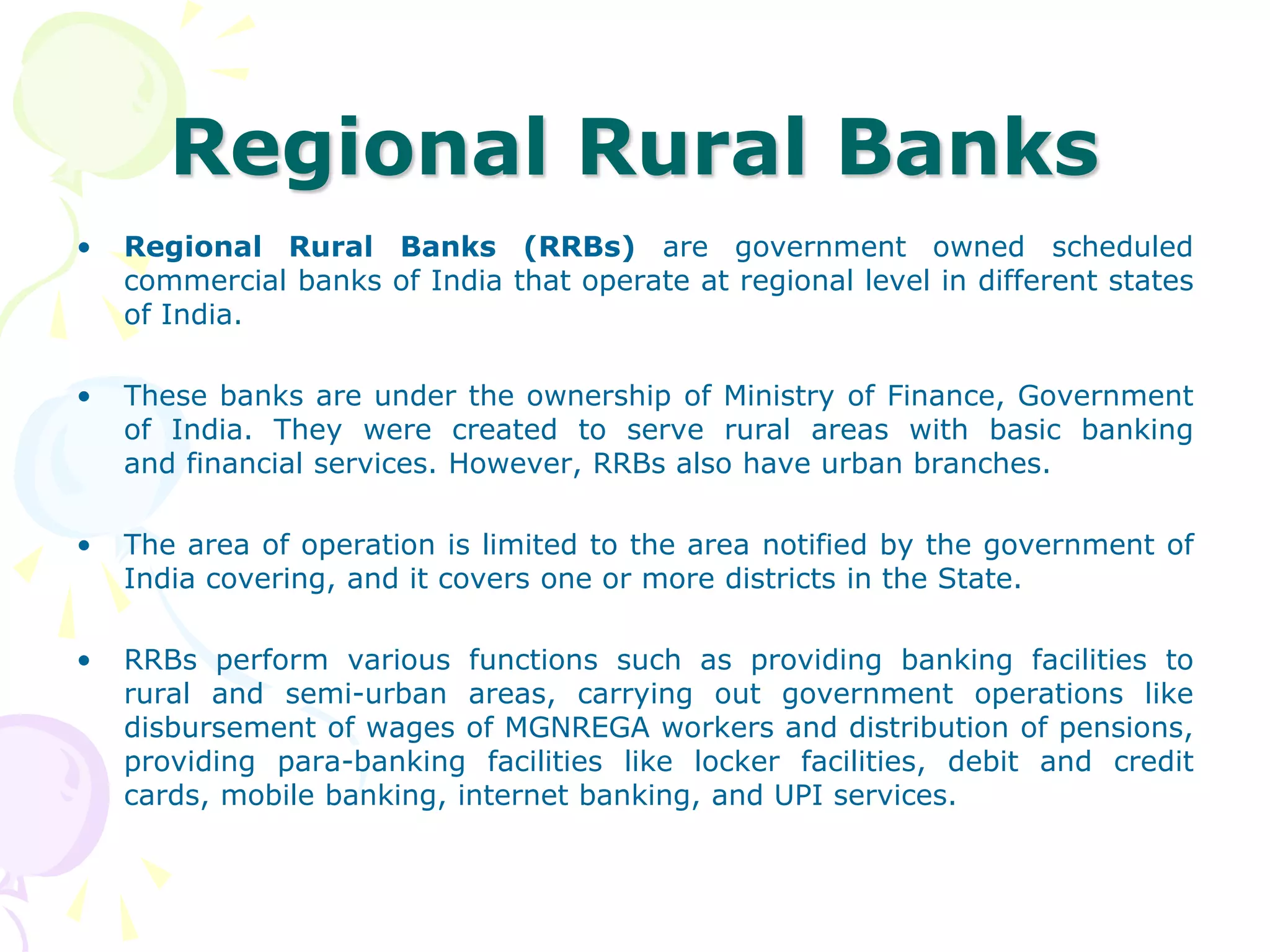 Unit 1 regional rural banks | PPT