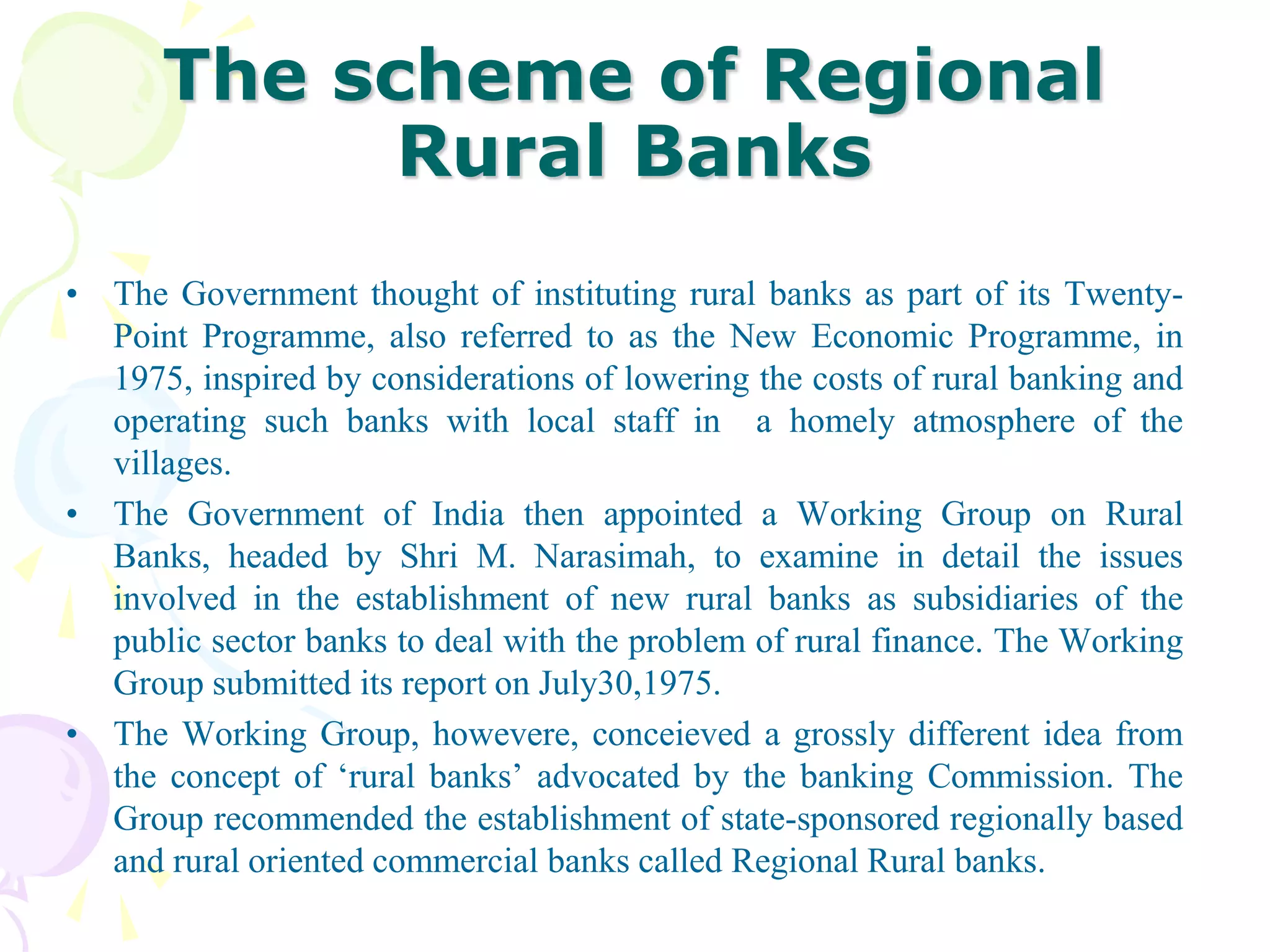 Unit 1 regional rural banks | PPT