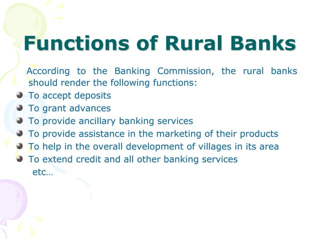 Unit 1 regional rural banks | PPT