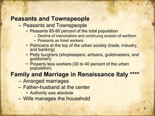 Unit 1 renaissance- power point notes | PPT