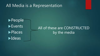 Unit 1 Representations | PPTX