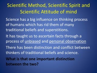 Unit 1- Science and Society.pptx work ex | PPT