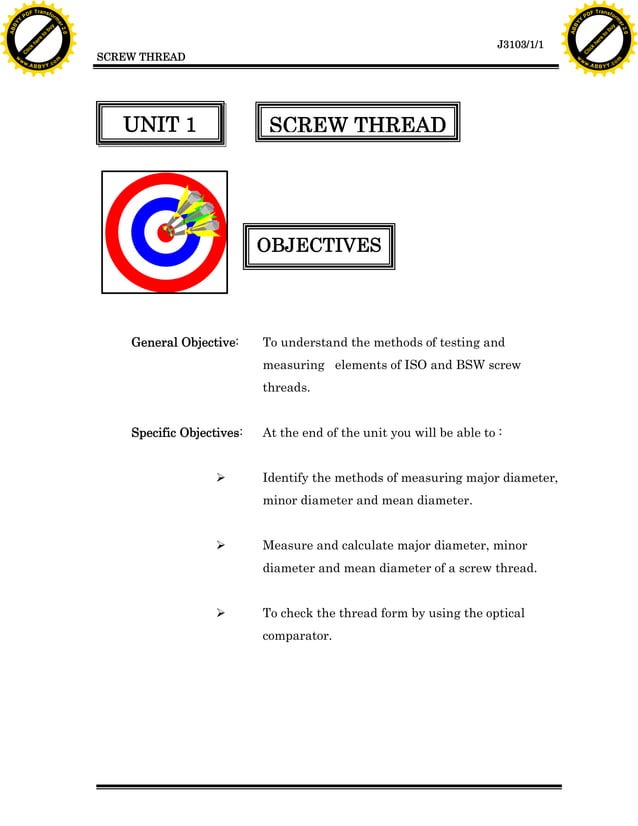 Workshop Technology 2, Chapter 1 | PDF
