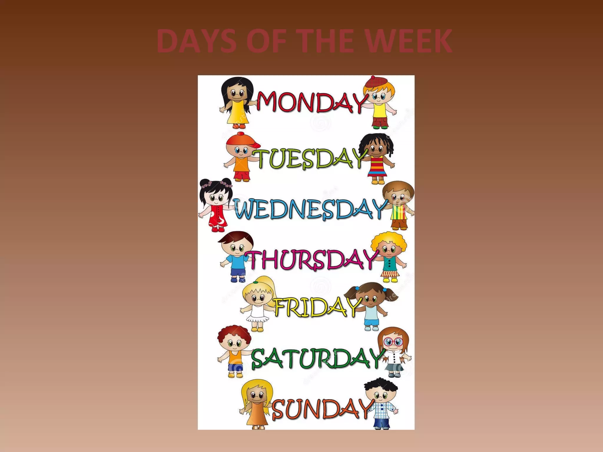 Seasons, days of the week, months of the year | PPT