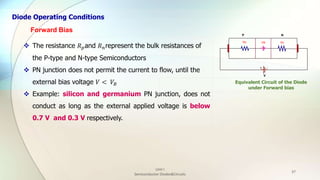 Semiconductor Diodes and Circuits | PPTX