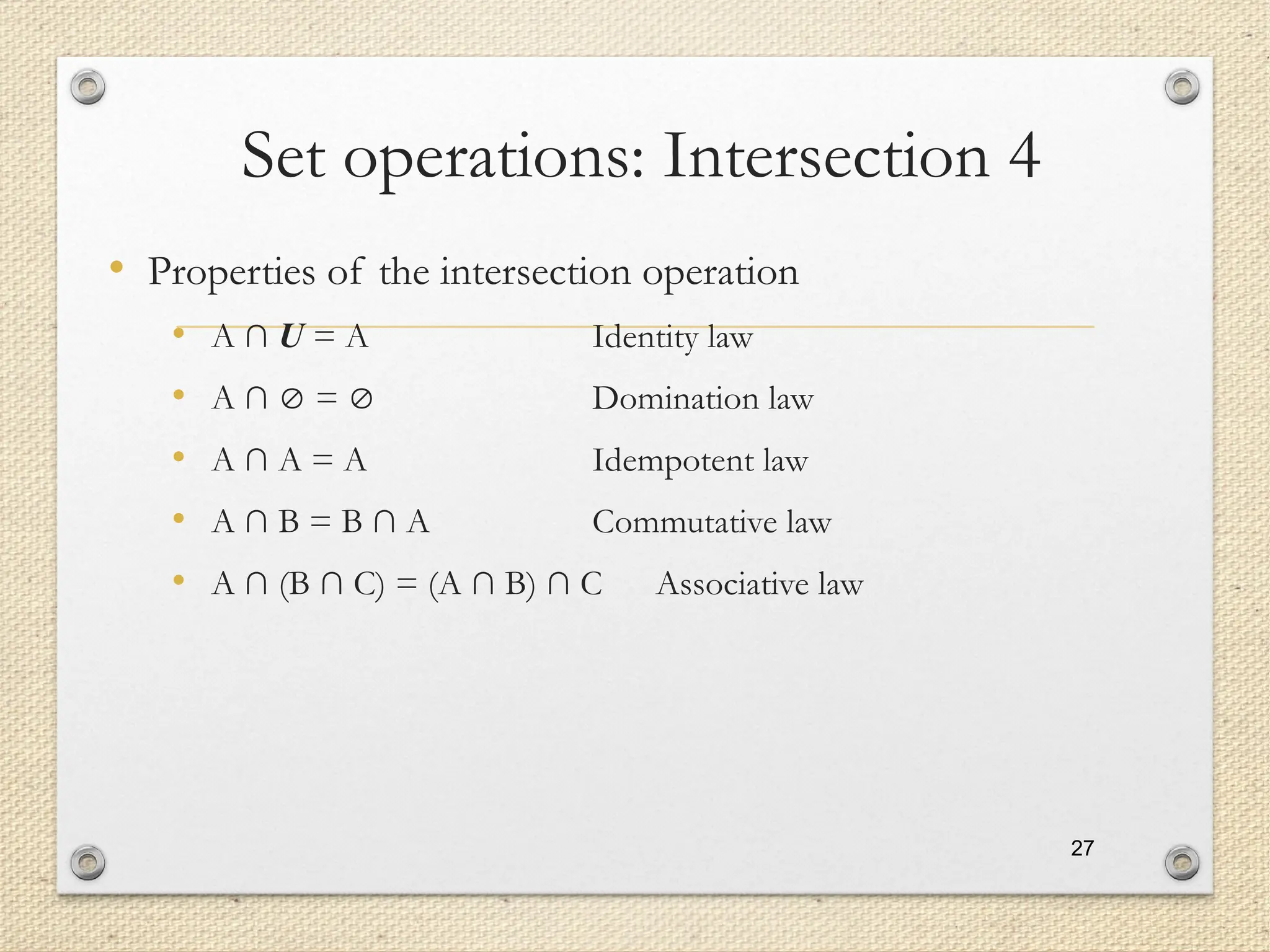 Theory of the sets and Venn diagram-grade 9 math | PPT