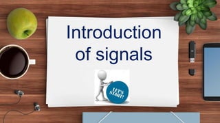 Unit 1 -Introduction to signals and standard signals | PPTX