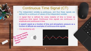 Unit 1 -Introduction to signals and standard signals | PPTX
