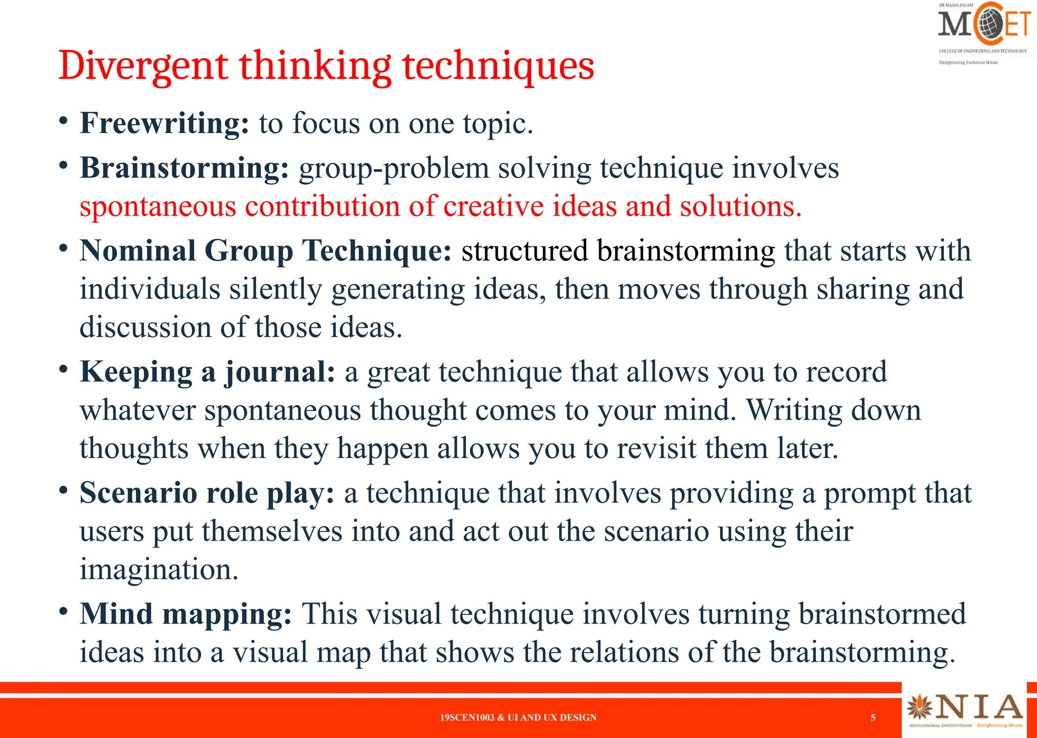 Unit 1 certification course of the day clg | PPT