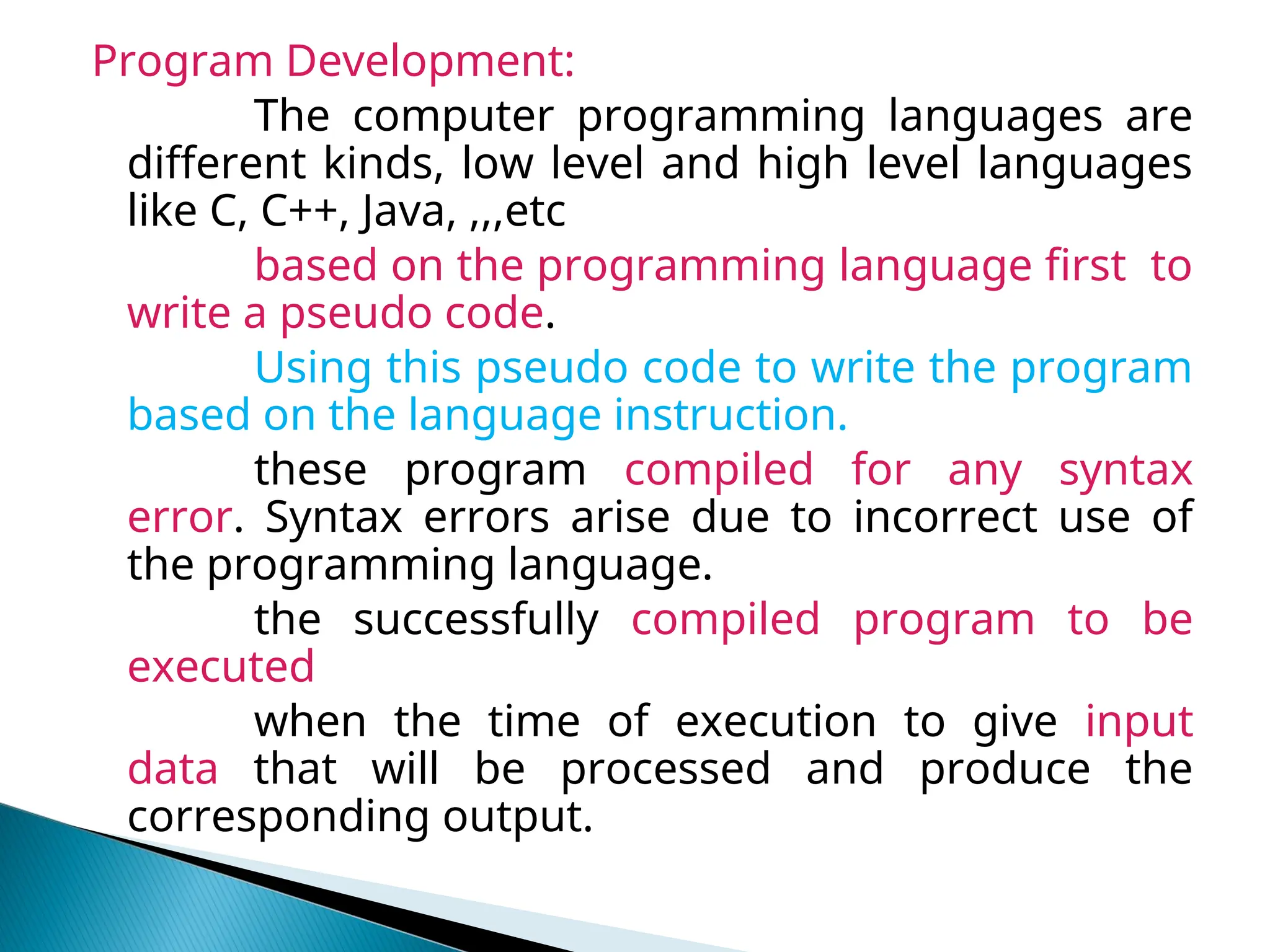 structured programming using c ,introduction of c programming | PPT