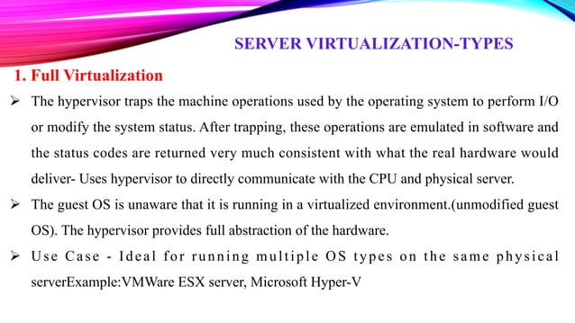 Introduction To Essentials Of Virtualization Ppt
