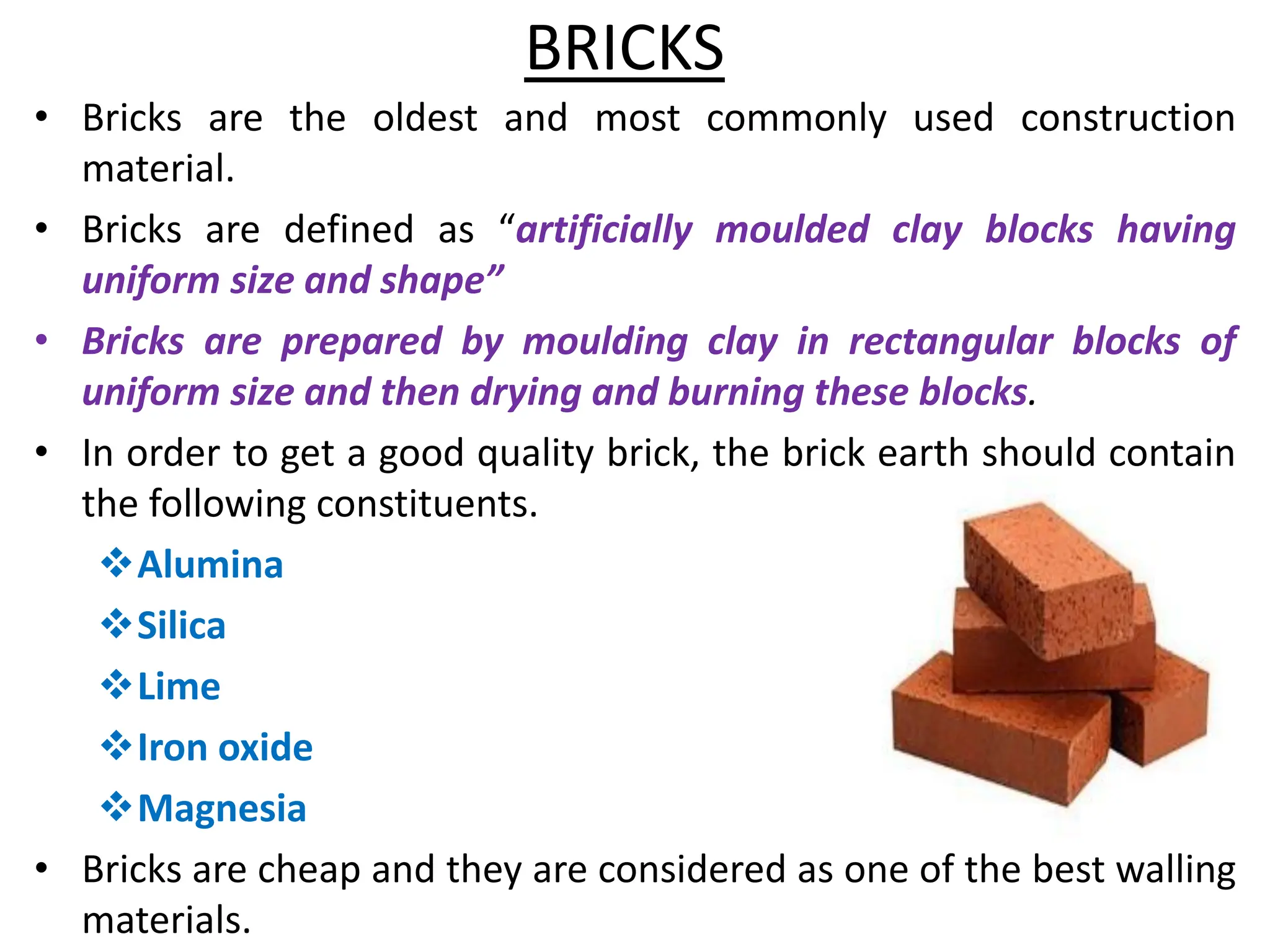 Unit I - Stones - Bricks - Concrete Blocks - Lime.pdf