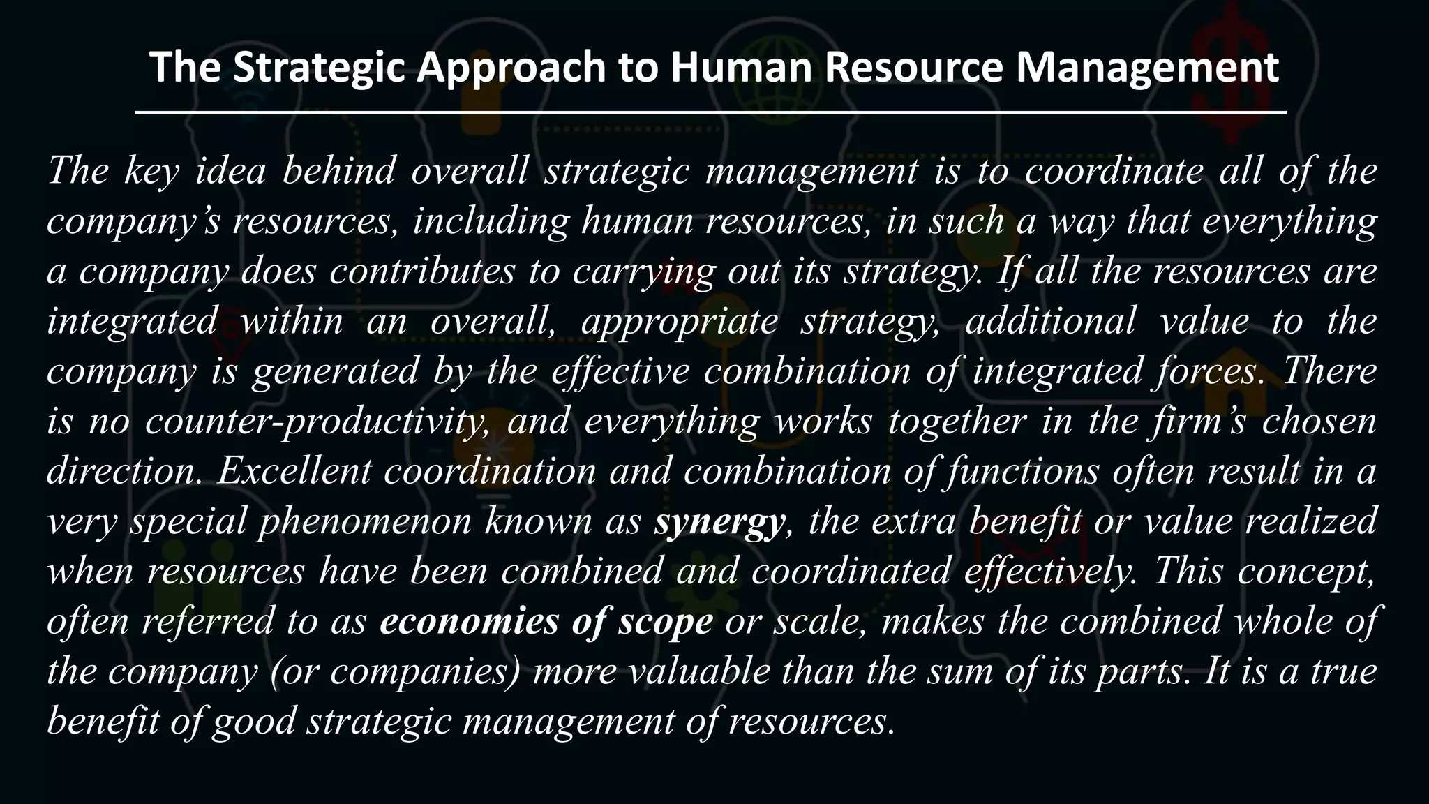 Strategic Approach to Human Resource Management | PDF