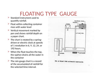 UNIT 1 - SURFACE WATER- Hydrological cycle, Rainfall and rain gauges | PPTX