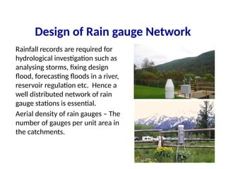 UNIT 1 - SURFACE WATER- Hydrological cycle, Rainfall and rain gauges | PPTX