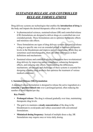 UNIT-1 SUSTAINED RELEASE AND CONTROLLED RELEASE FORMULATIONS.pdf